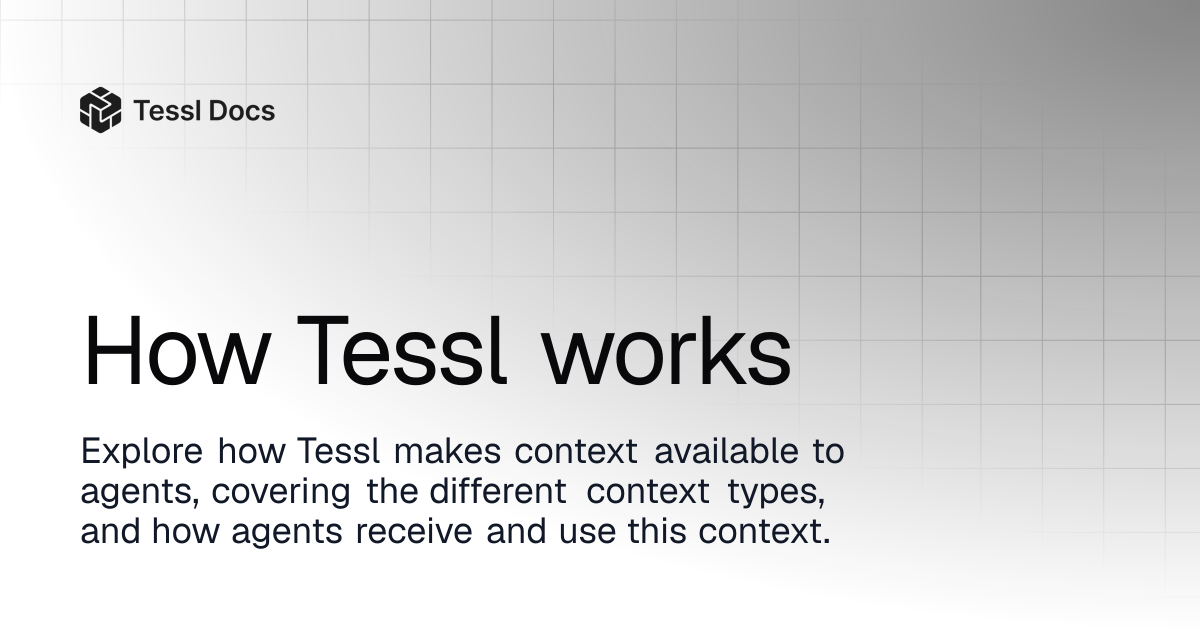 How Tessl works | Tessl Docs